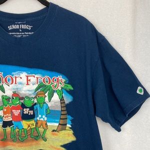 Senor Frogs | Shirts | Seor Frogs Bar Cancun Graphic Tshirt Sz Large ...